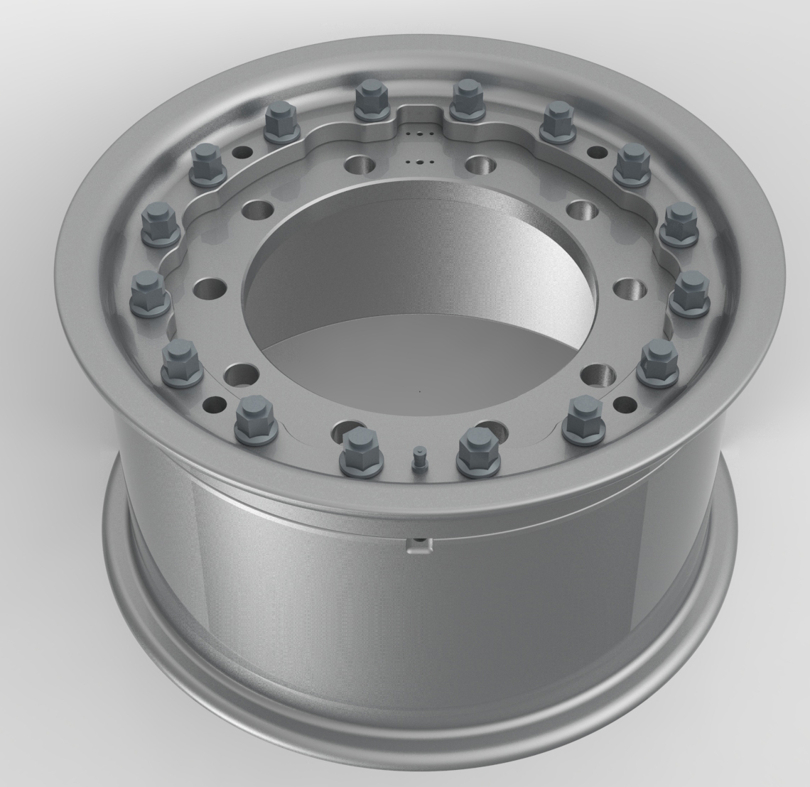 20X10 20 Inch Army Truck Wheels Rims 2-PC Military Vehicle 4x4 6x4 6x6 ...