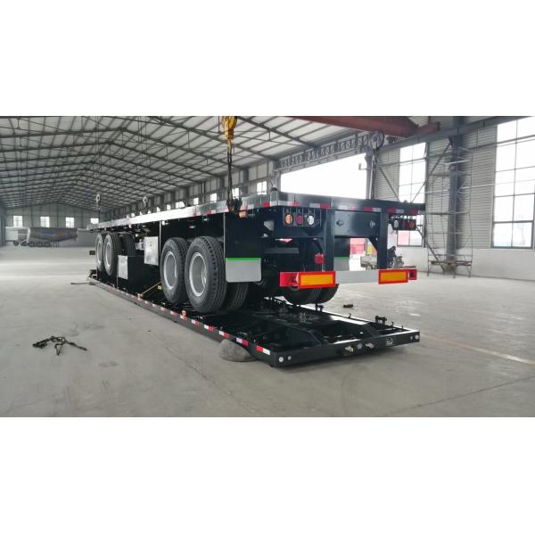 Quality 50T Load Capacity AND9400 Container Transport Flatbed Trailer Durable for sale