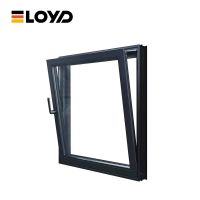 Quality Openable Fixed glass Charcoal Aluminium Tilt And Turn Window For House for sale