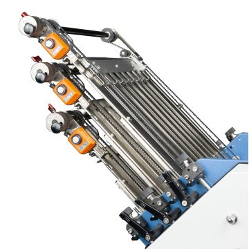 Quality Small A3 Format Sheet Cross Fold Paper Folding Machine Manual Brochure Folder for sale