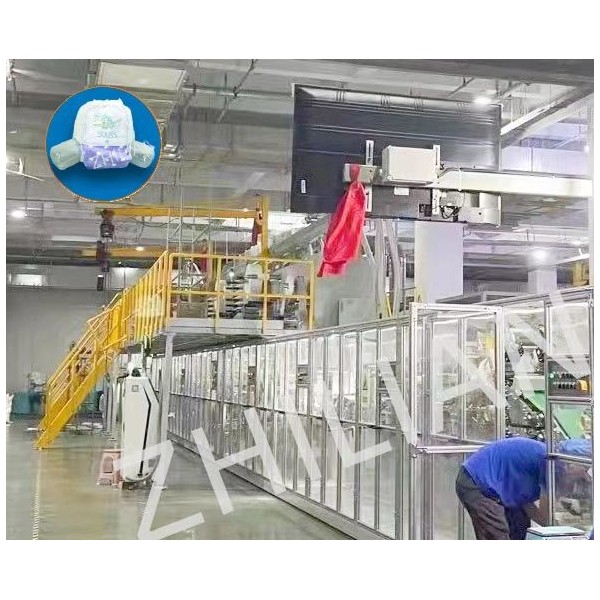 Quality 350 pcs / min  500 pcs / min Pull Up Diaper Machine Baby for sale