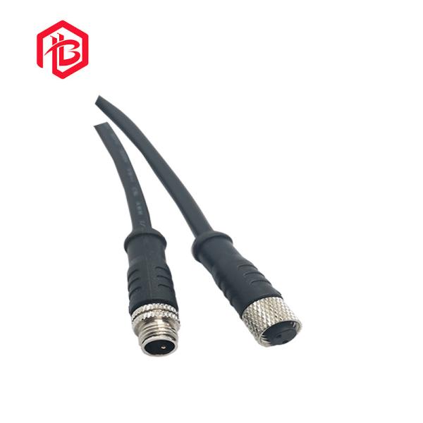 Quality Black Nylon 8A Circular Waterproof Male Female Connector for sale