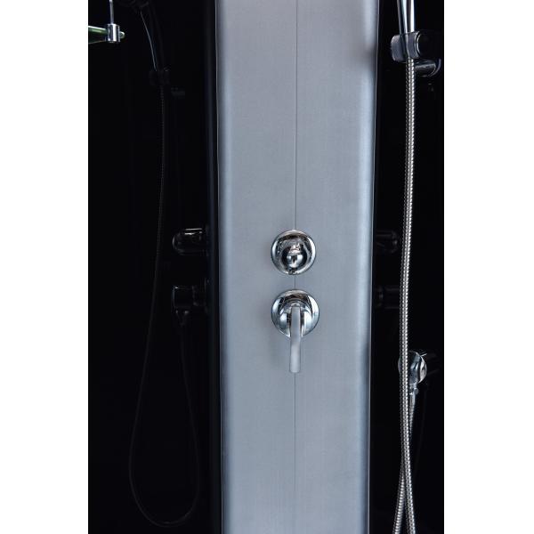 Quality Grey Glass Wet Room Shower Enclosure 39''x39''x85'' for sale
