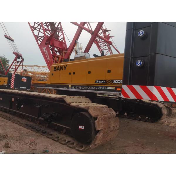 Quality Used SANY SCC2000A Crawler Crane 20000 kg Excellent Performance Construction for sale