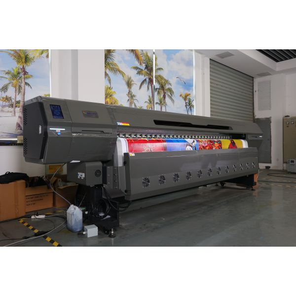 Quality Factory Supply Large Flatbed UV Printer C8 (4 heads) 4 Colors 3.2M Large Format for sale