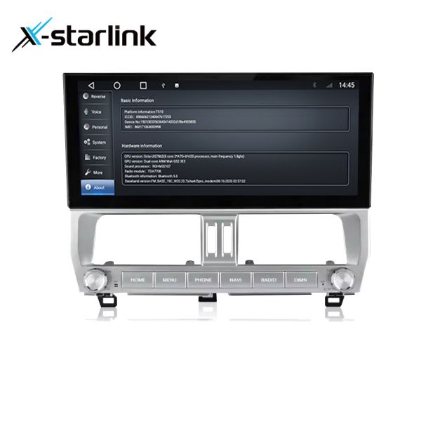 Quality 12.3'' Touch Screen Car Radio For Toyota Land Cruiser Prado 2018-2022 for sale