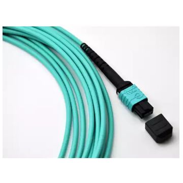 Quality LSZH Jacket OM3 MPO Trunk Cable 12 Core UPC 30m Multimode for sale