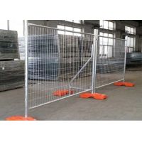 Quality OHSAS 60*60mm Temporary Safety Fencing 40-60g/M2 Zinc Coating for sale