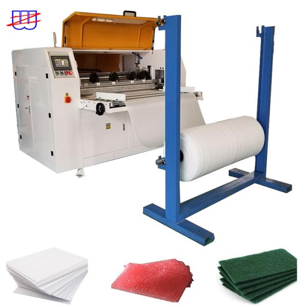 Quality Intelligent Bubble Wrap Air Bubble Film Cutting and Slitting Machine with Auto Feed for sale