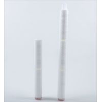 Quality Water Treatment 1μm 20" Pleated Polypropylene Filter Cartridge for sale