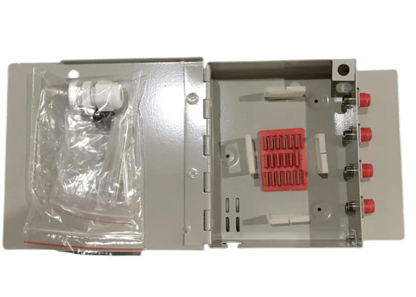 Quality FTTH Mini Wall Mount Fiber Optic Terminal Box 8Port SC / LC / ST / FC for sale