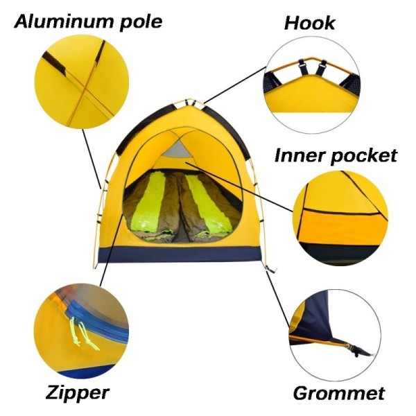 Quality 20D Nylon Ultralight Backpacking Tent for sale
