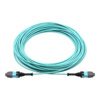 Quality Aqua Jacket MPO Solutions MPO Pro Male To MPO Pro Male Trunk Cable Assembly for sale