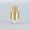 china Shiny Gold Aluminum Fine Mist Sprayer pump 24/410 0.12cc Output