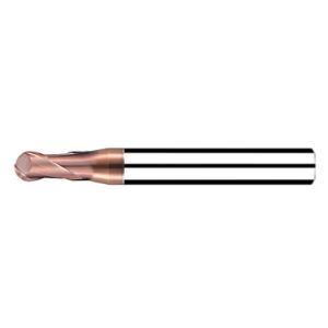 Quality HRC55-HRC65 Carbide Ball Nose End Mill 2 Flute 2mm Ball Nose Cutter H55-2B for sale