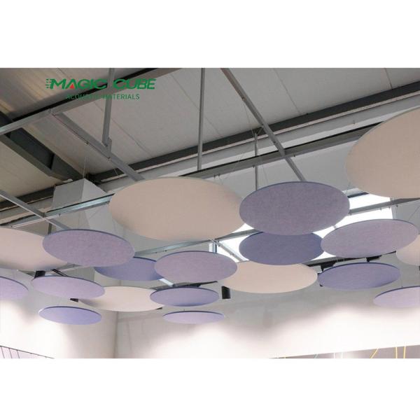 Quality Hexagon Pattern Polyester Hanging Sound Baffles For Effective Sound Absorption for sale