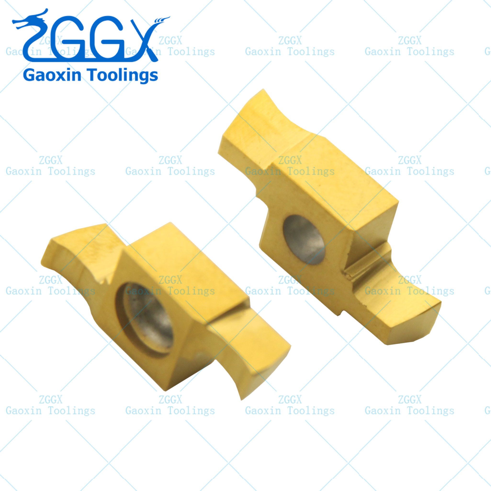 Quality Yellow Parting And Grooving Inserts Metal Turning CNC Tools Insert for sale