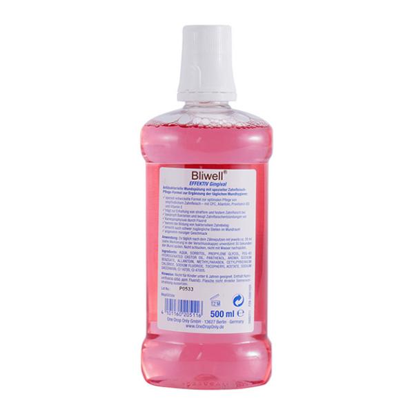 Quality 500ML Antiseptic Fluoride Oral Care Mouthwash Protect Gingival for sale