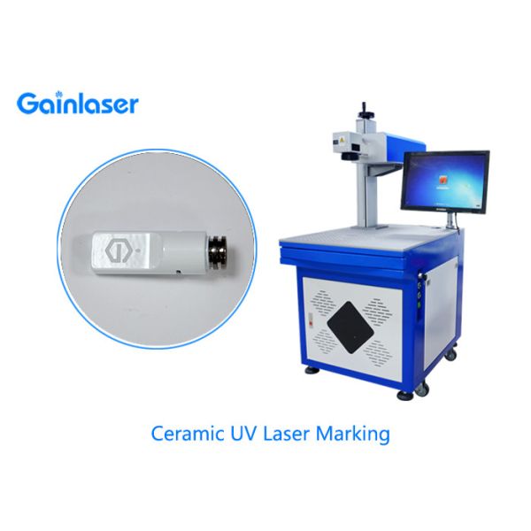 Quality Gainlaser Movable 355nm UV Laser Marking Machine For Ceramic for sale