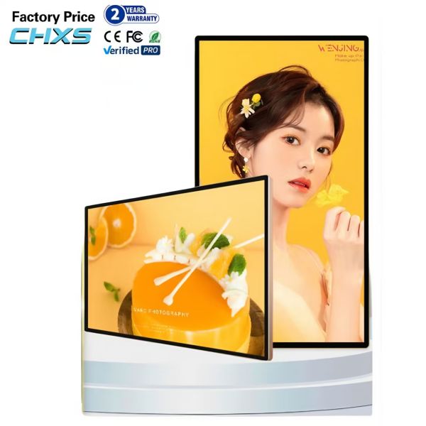Quality CH Android Shopping Mall Lcd Digital Signage 32 55 65 Inch Electronic Poster Advertising Smart Window Display Interactive Screen for sale
