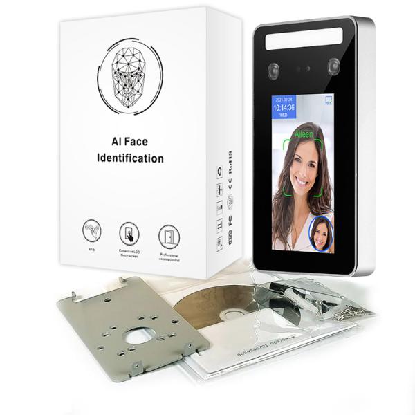Quality 5.0 Inch Facial Recognition Access Control System RFID QR Code Time Recording for sale