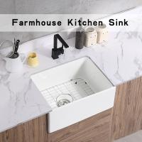 Quality 24 Inch Farmhouse Kitchen Sink Fireclay Undermount Farmhouse Sink for sale
