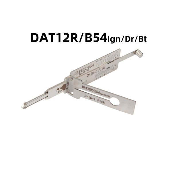Quality Lishi 2-in-1 Tool with Laser-Etched Scales Lightweight Construction and Compact for sale
