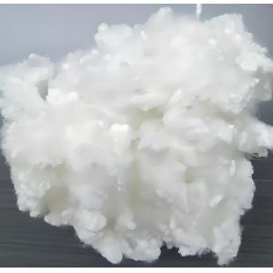 Quality 11D 76MM Full Dull Flat Recycled Polyester Staple Fiber for High Performance for sale