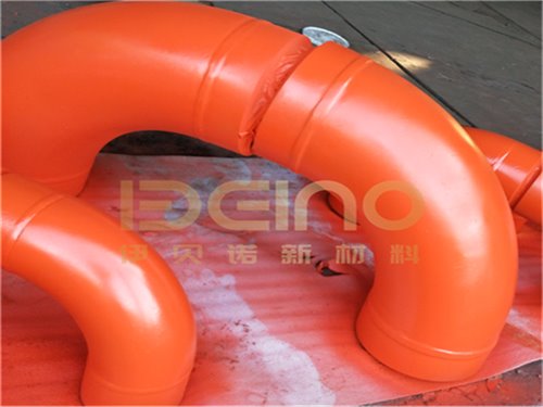 Ceramic patch pipe for power plant