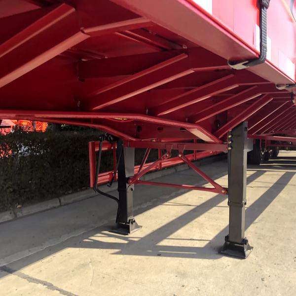 Quality 60 ton Max Payload Tri-axle Dry Van Type Box Semi Trailer for Cargo Transport for sale