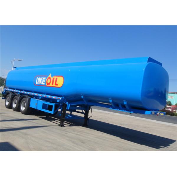Quality 3 Axles 45000 50000 liters Steel Aluminum Oil Delivery Tanker Diesel Fuel Tanker Tank Semi Trailer for sale