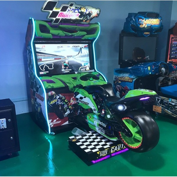 Quality Coin Operated GP Motorcycle Game Machine Dynamic Designing Comfortable for sale