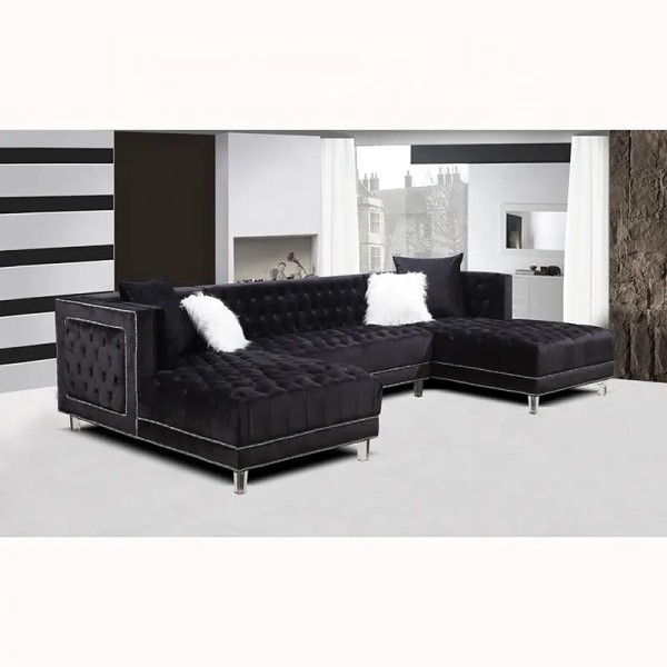 Quality Anti Fading Fabric Corner Lounge Suites Durable Stain Resistant for sale