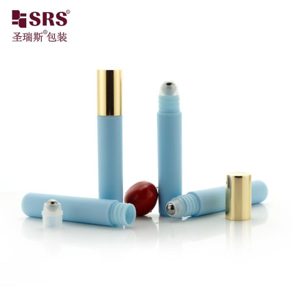 Quality Aluminum Cap PP Round Empty Wholesale Roller Massage Bottle Plastic Roll On Ball for sale