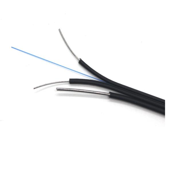 Quality 1F 2F 4F Self Supporting Drop Cable FTTH Butterfly Drop Cable Black 2.0×5.0mm for sale