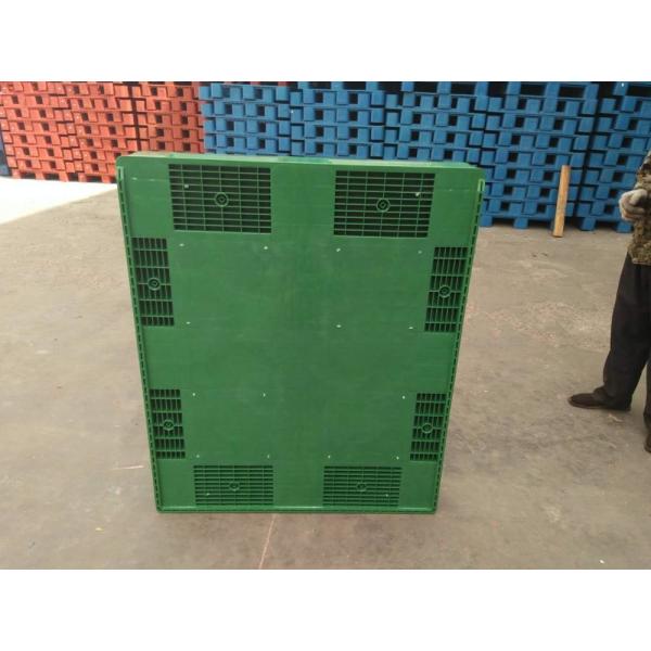 Quality Customized 1200*1000 4 Way Entry Plastic Pallet for Beer Bottles and Juice for sale
