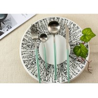 Quality Electroplated 304 Stainless Steel Flatware Set 4pcs for sale