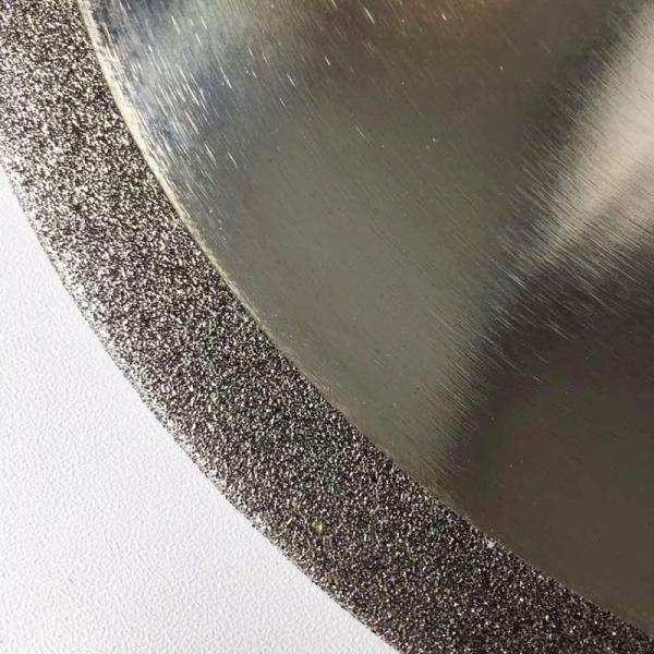 Quality 4mm Nickle Electroplated CBN Grinding Wheels Iron Casting for sale