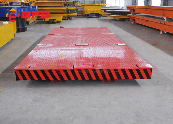 Anti Heat Battery Transfer Cart Cylinder Transfer Bogie 1 - 300 Load Capacity Move On Rails