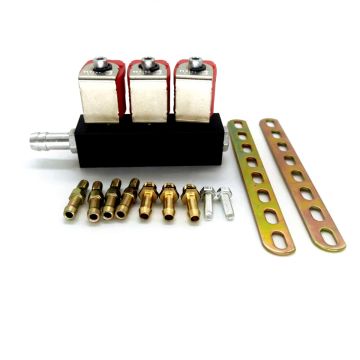 Quality LN-VTK03 3 Cyl LPG CNG Gas Fuel Injector Rail Compressed Natural Gas Injector for sale