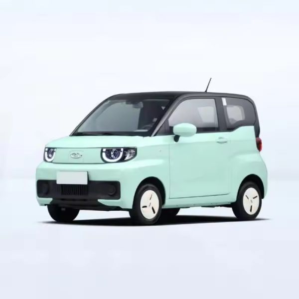 Quality Chery QQ Ice Cream 2024 3-Door 4-Seater Mini Electric Car for SUV Body Structure for sale