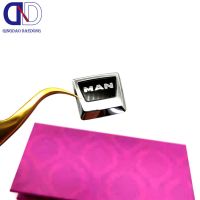 Quality Customised Production of Nickel Electroforming Metal Logo Sticker for Car Keys for sale