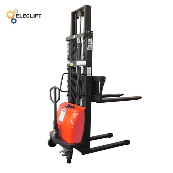 Quality Fork Width 550mm Semi Electric Pallet Stacker OEM ODM for sale