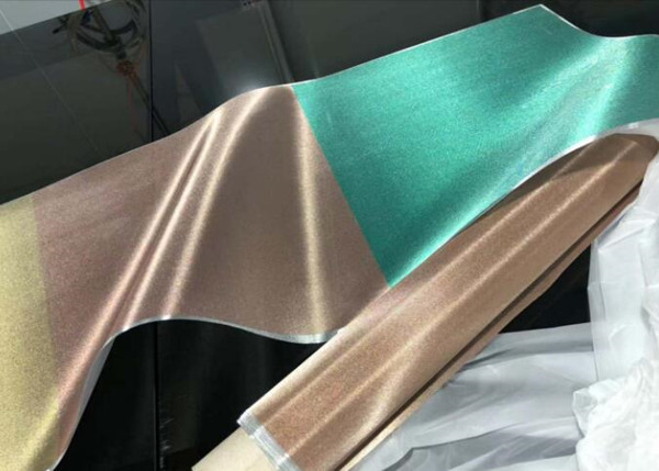 Quality Green Metalspurc Decorative Fabric Laminated Glass for sale