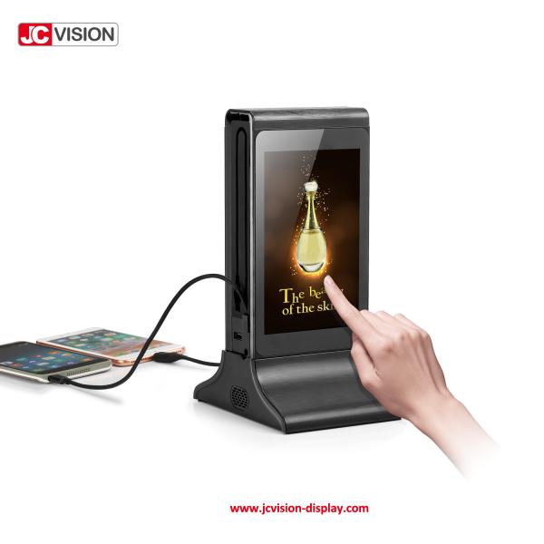 Quality 1280*800 Table Top Ads Screen Display Restaurant Power Bank 1G DDR3 for sale