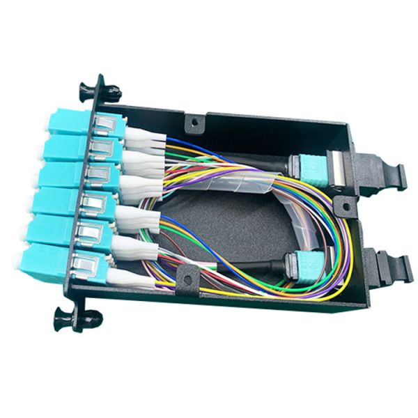 Quality Patch Panel LC Connector MPO MTP Cassettes With ODF Rack Mount for sale