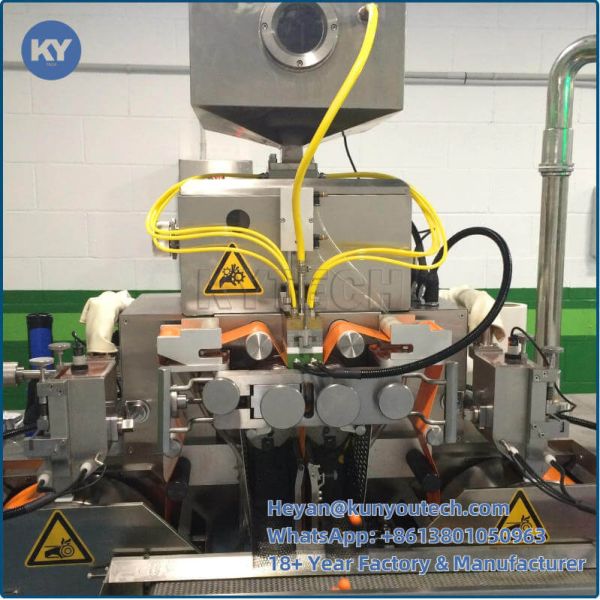 Quality High Efficient SS304 Paintball Making Machine with Automatic Medicine Supply for for sale