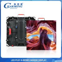 Quality Practical Rental Indoor Fixed LED Display P3.91 With Rubber Handle for sale