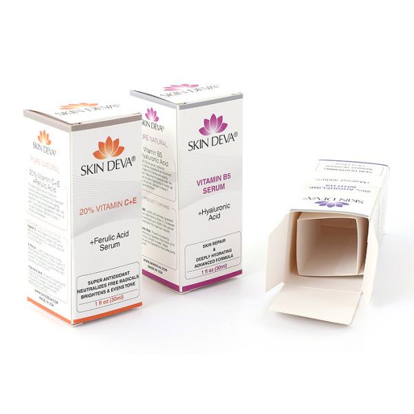 Quality Printed Cosmetic Packaging Box 10cm Hight Vitamin Hyaluronic Acid for sale