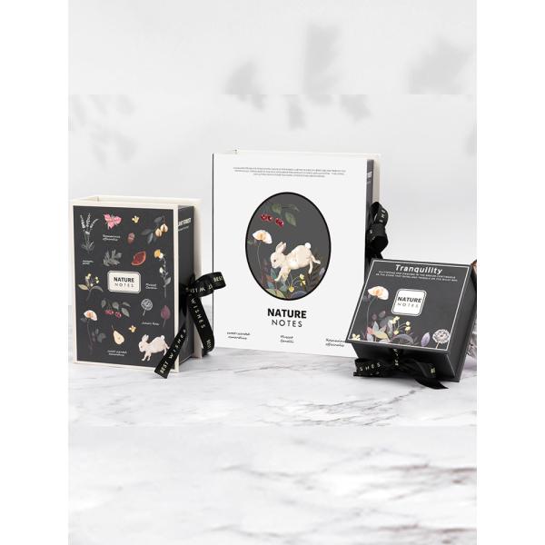 Quality White Art Paper Book Cardboard Boxes With Ribbon Design for sale